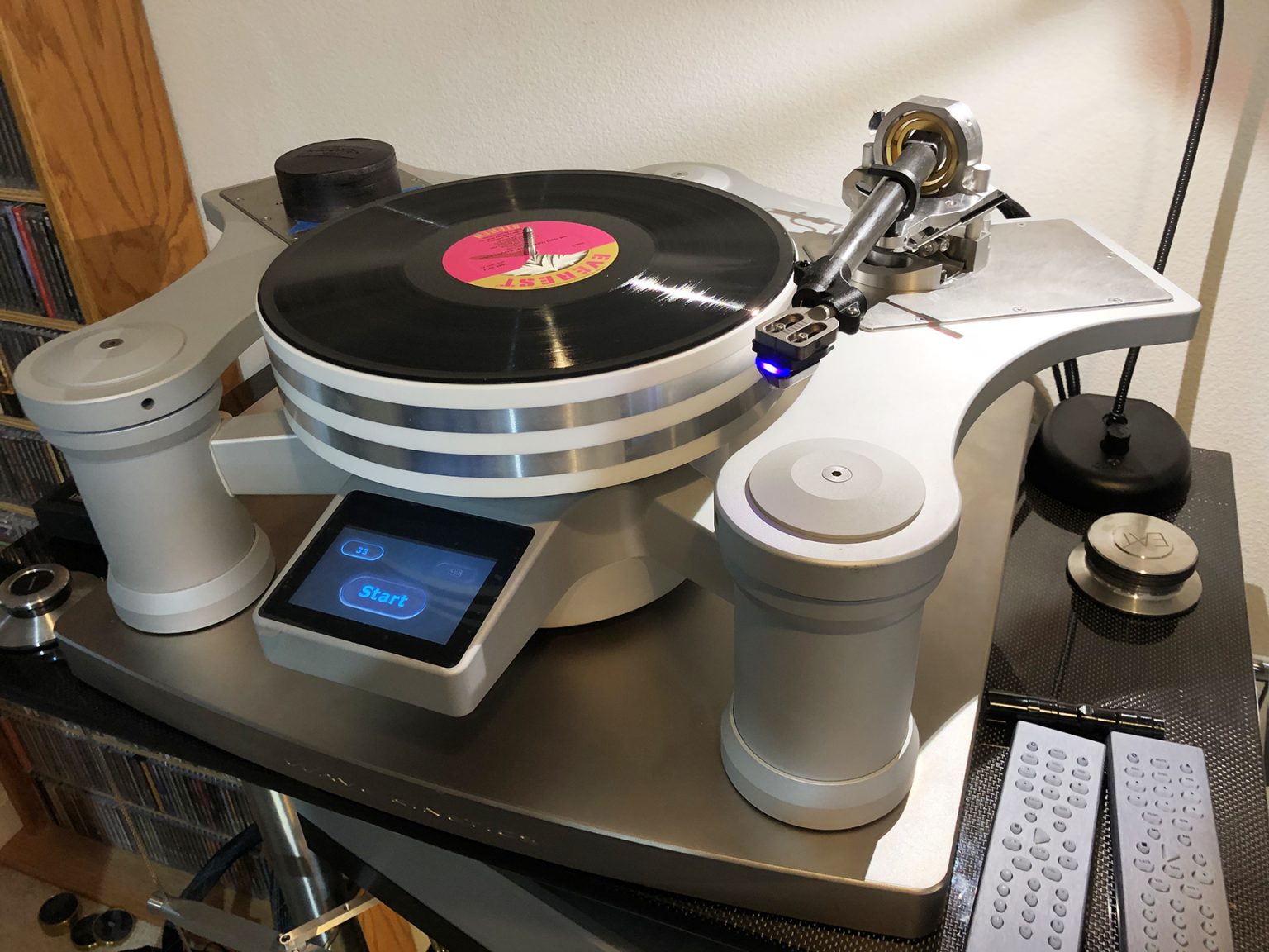 Wave Kinetics NVS Turntable, Durand Tosca Tonearm, DS Audio DS Master 1 ...