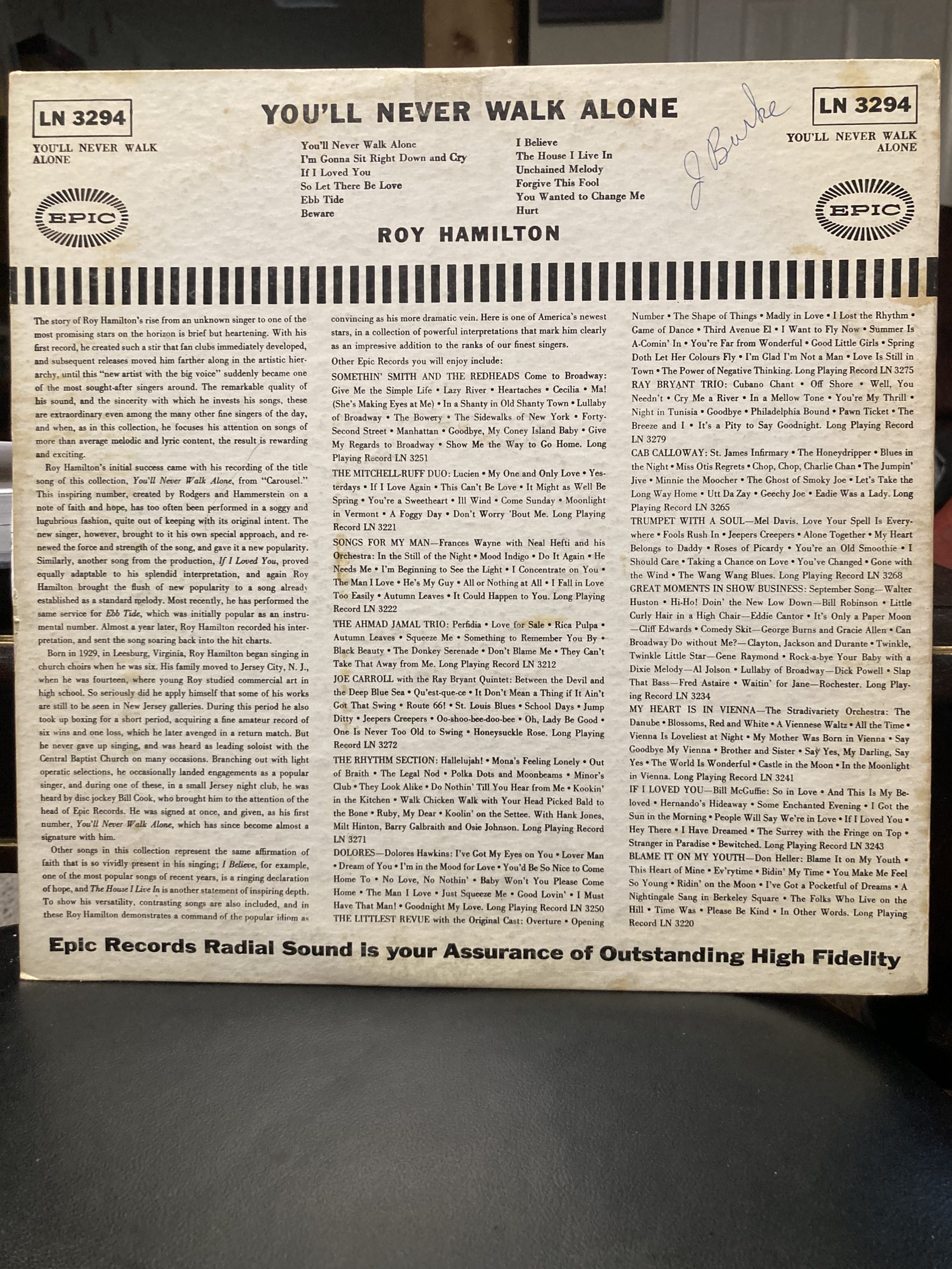 Roy Hamilton Elvis - Positive Feedback