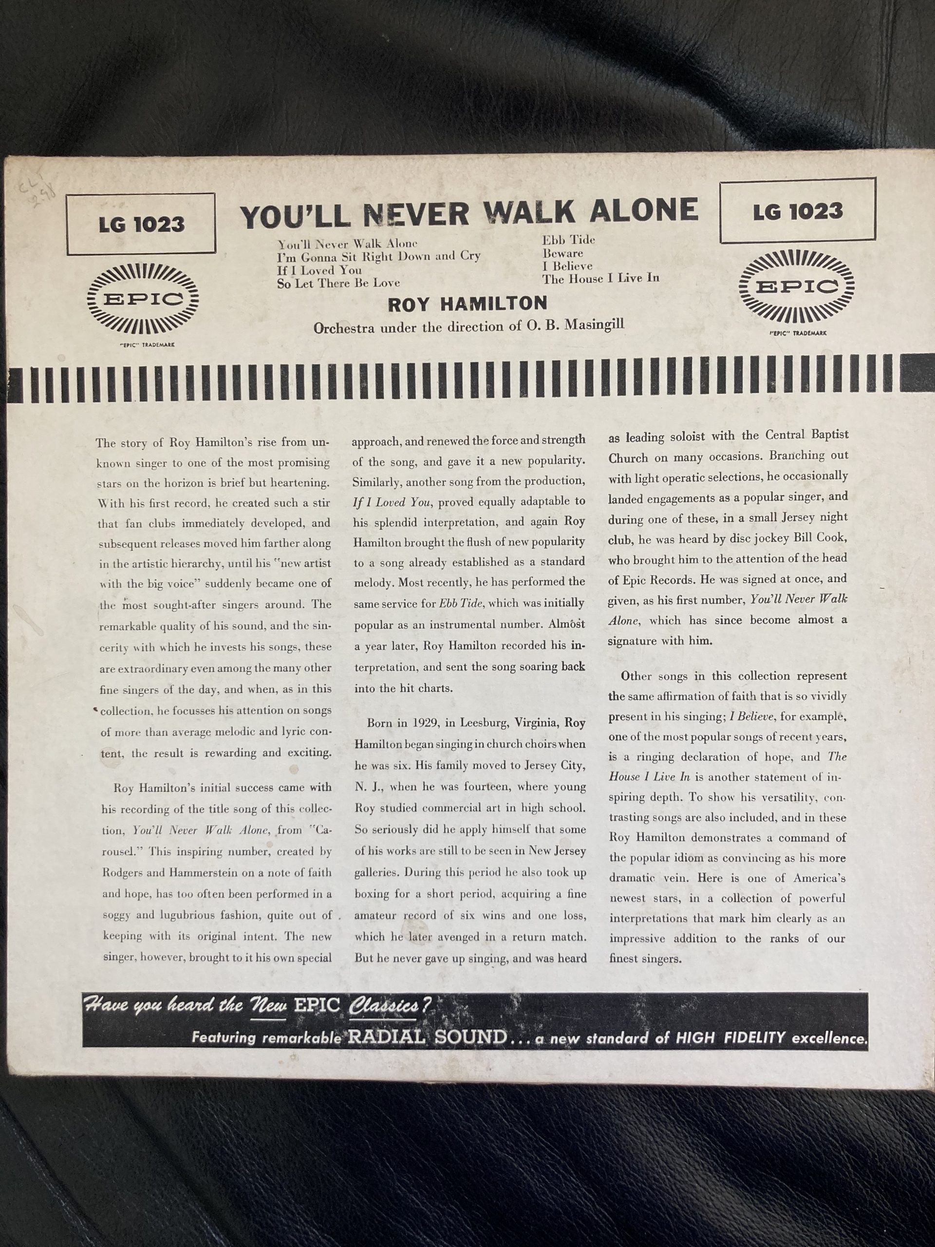 Roy Hamilton Elvis - Positive Feedback