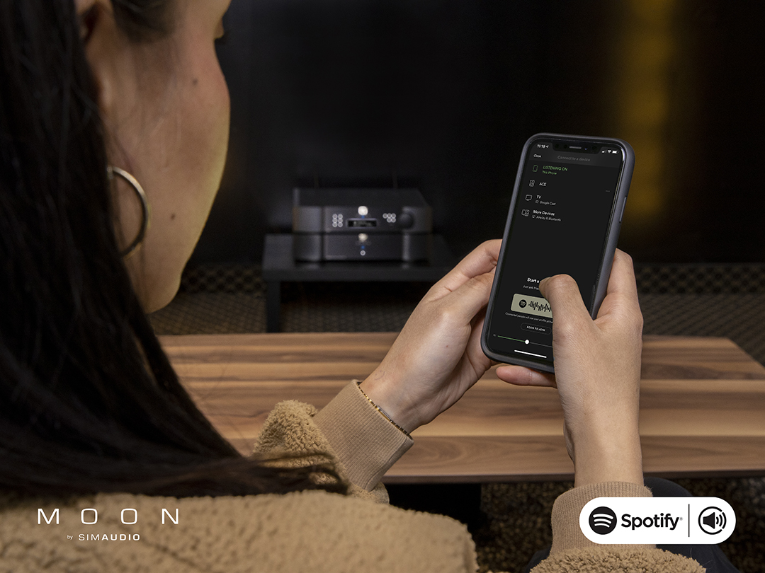 MOON products now feature Spotify Connect - Positive Feedback